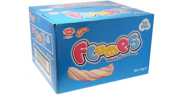 Flumps Marshmallow Twists - Pack of (50 x 20g)