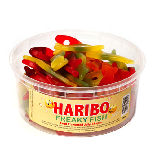 Haribo Freaky Fish - 750g Tub | Sweets 'n' Candy Online Sweet Shop