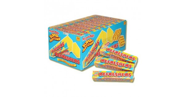 Refreshers Lemon Flavour Chews - 36 Pack | Sweets n Candy